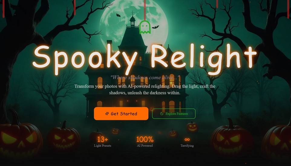 RELIGHT AI Cinematic Lighting Engine Showcased at Kiroween Hackathon ...